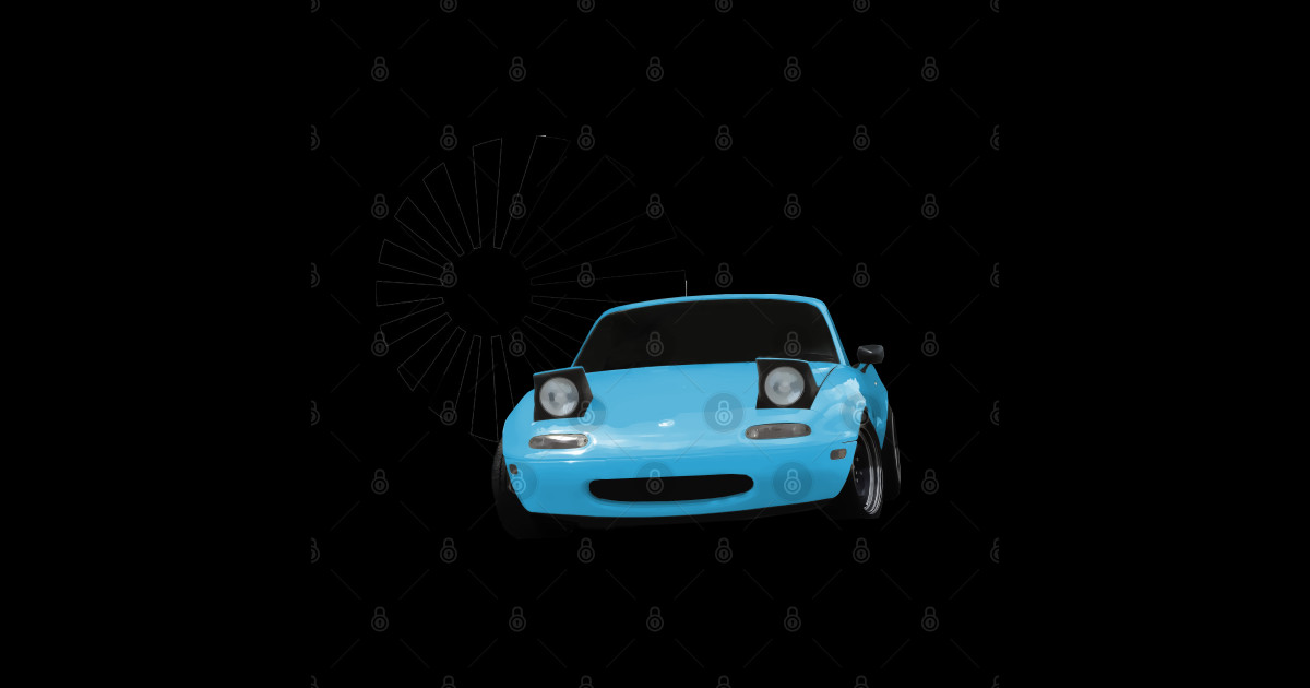MX-5 NA Light Blue - Mazda Mx5 Miata - Sticker | TeePublic