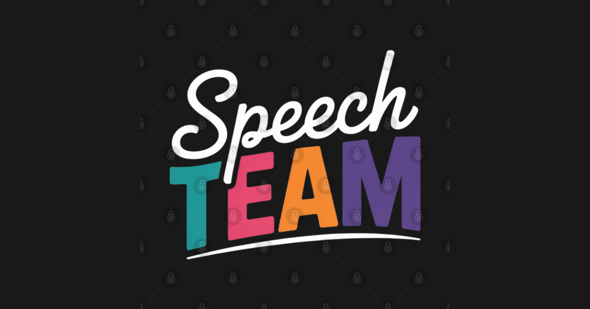 Speech Team Squad Group Gift Special Ed School Teacher SPED - Speech ...