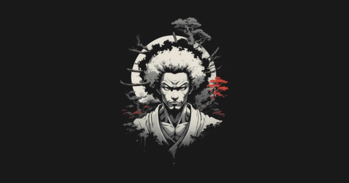 Afro sam semi e - Afro Samurai - T-Shirt | TeePublic