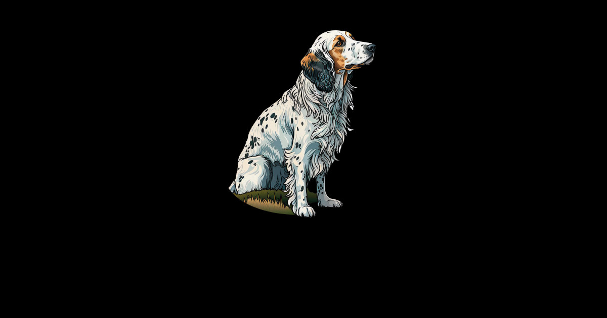 English Setter on Board - English Setter - Sticker | TeePublic