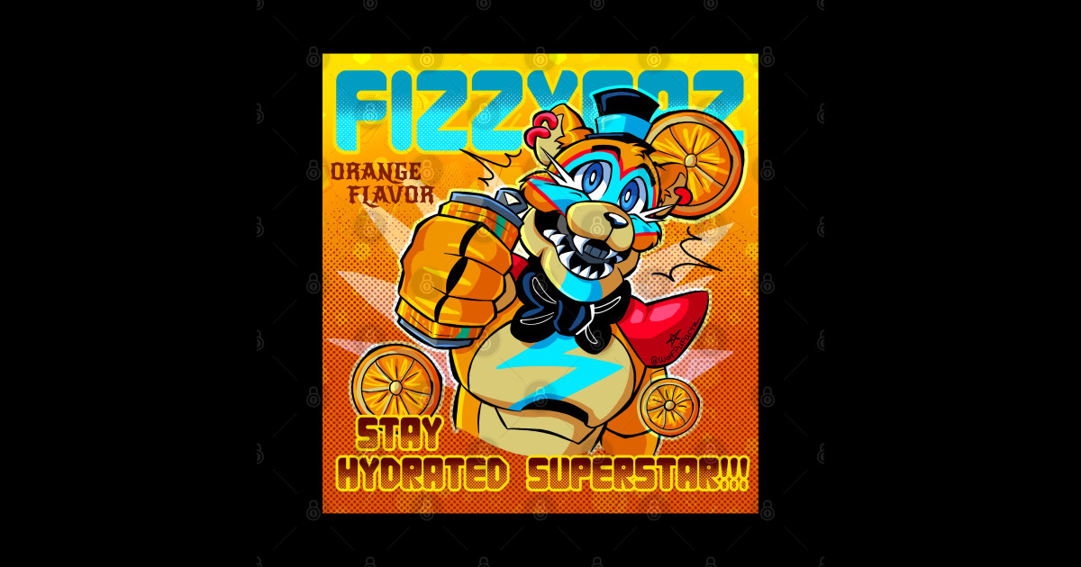Freddy FizzyFaz - Fnaf Security Breach - Sticker | TeePublic