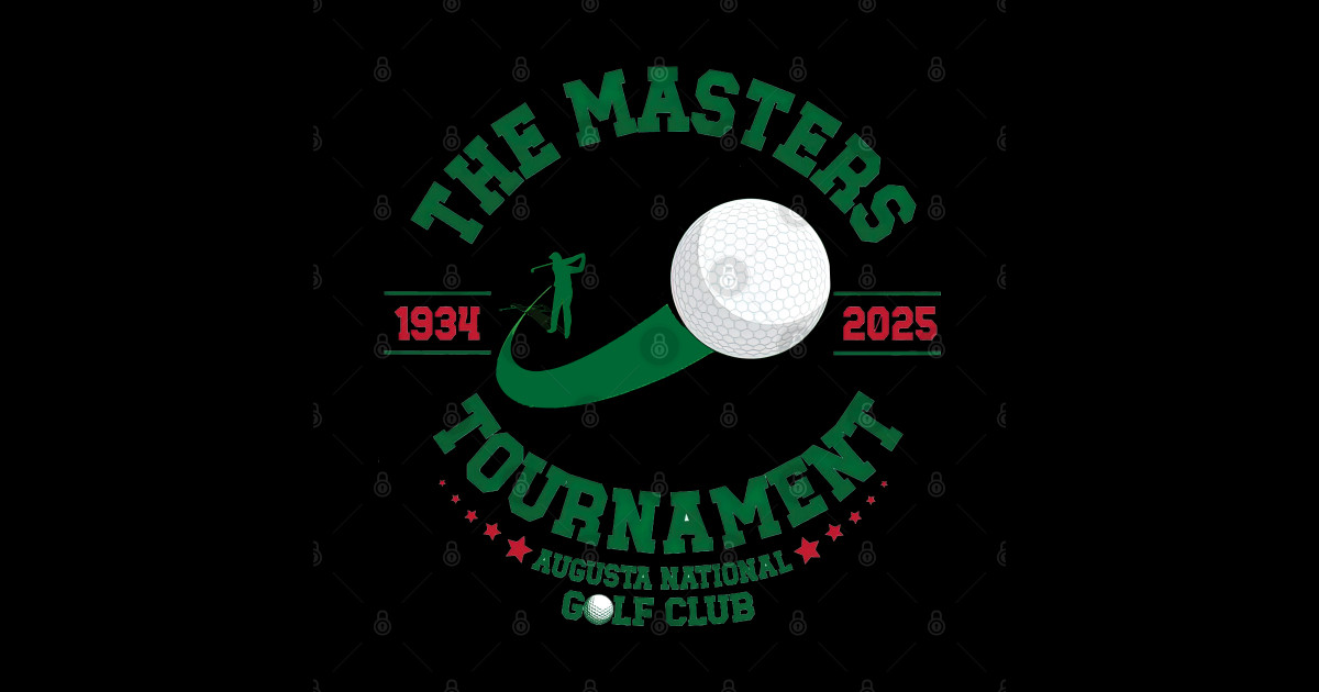 2025 Masters Golf Tournament - Masters Golf - Sticker | TeePublic