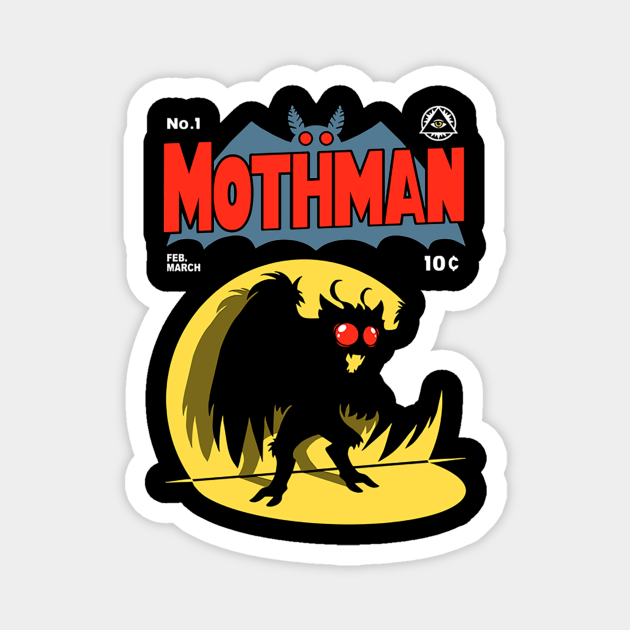 Mothman Logo - Mothman - Magnet | TeePublic