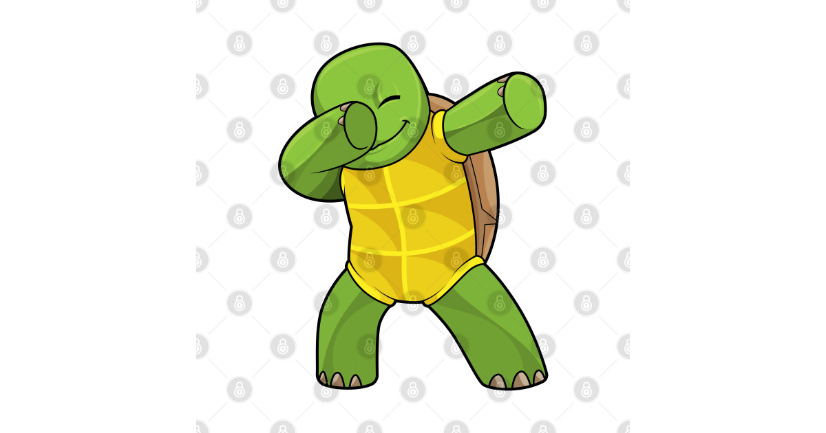 Turtle at Hip Hop Dance Dab - Turtles - T-Shirt | TeePublic