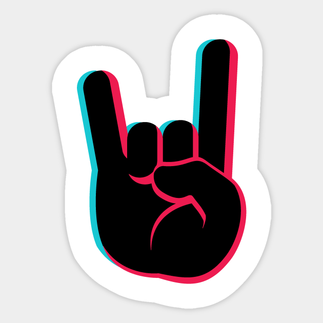 TikTok Yo emoji smiley Black - Tiktok Tik Tok - Sticker | TeePublic