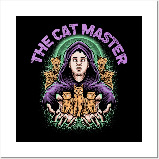 THE CAT MASTER - Cat - Posters and Art Prints | TeePublic