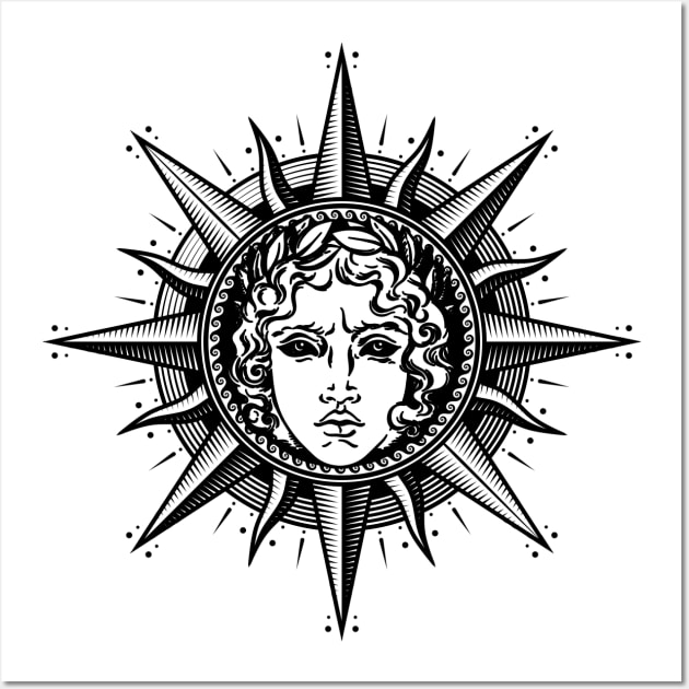 Apollo Sun God Symbol - Apollo - Posters and Art Prints | TeePublic
