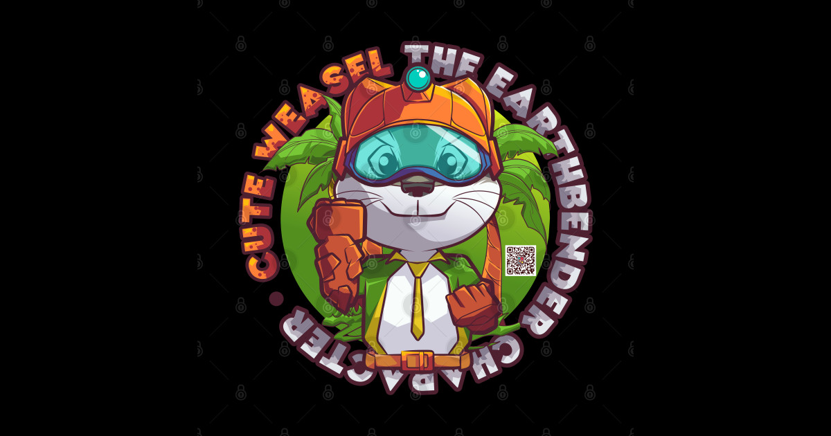 Cute weasel the Earthbender - Earthbender - Posters and Art Prints ...