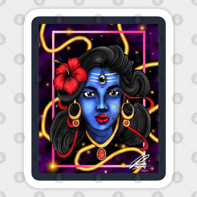 Shakti - Maa Kali - Kali - Sticker | TeePublic