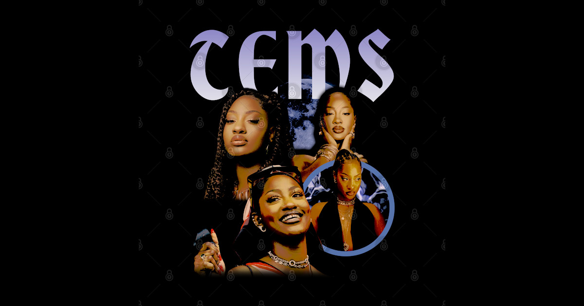 Tems // Vintage Bootleg Design - Tems - Sticker | TeePublic