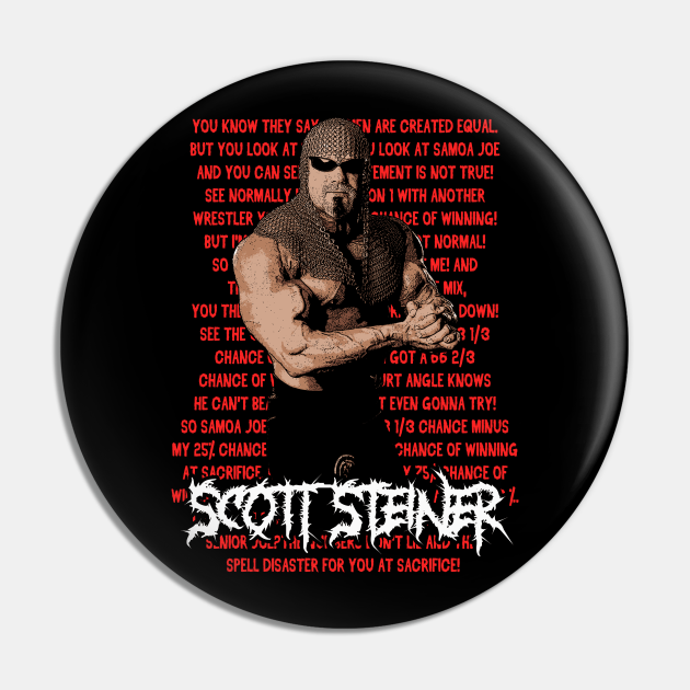 Steiner Math - The Numbers Dont Lie - Scott Steiner - Pin | TeePublic
