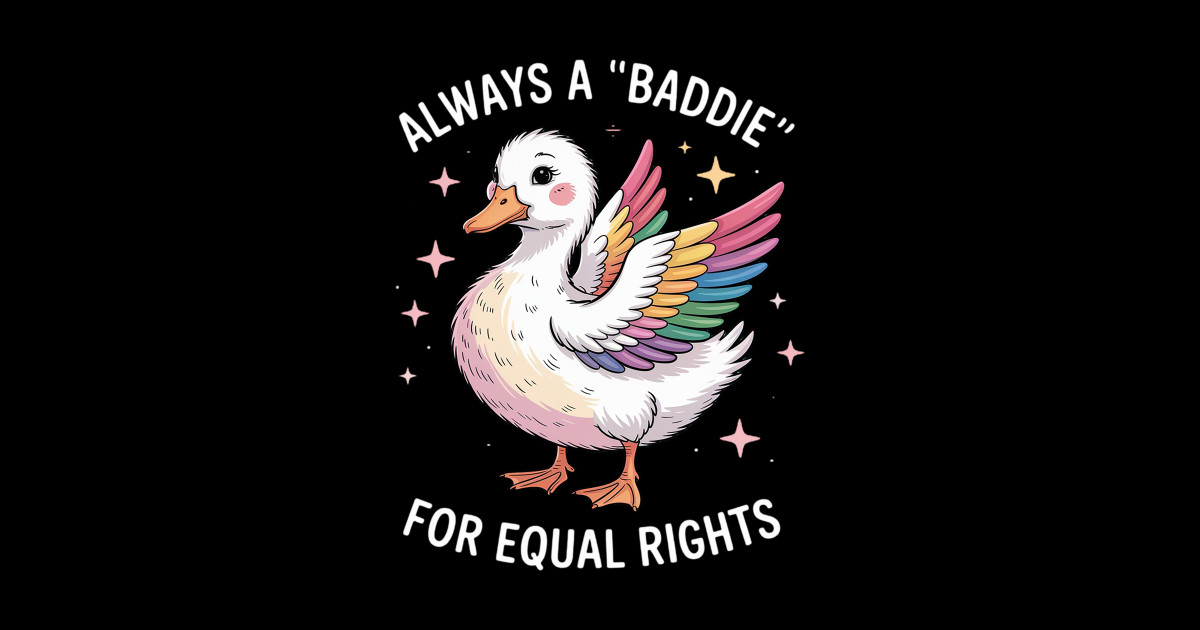 Cute LGBT Goose Cute Goose Love Is Love - Love Is Love - Posters and ...