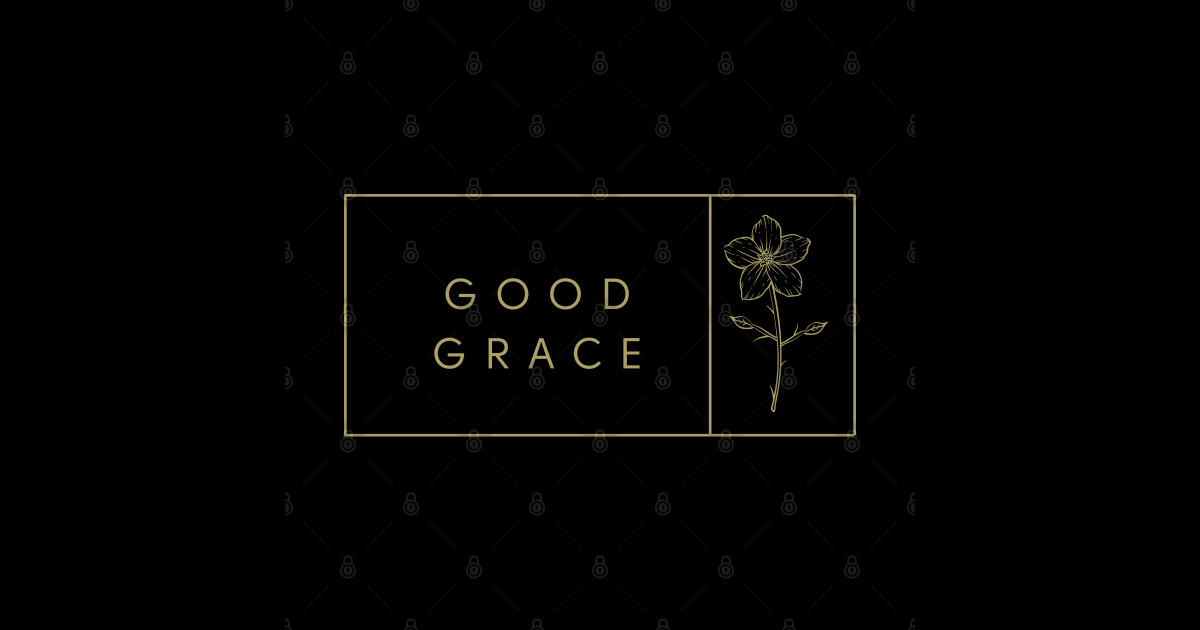 Good Grace - simple floral/flower design - Good Grace - Posters and Art ...