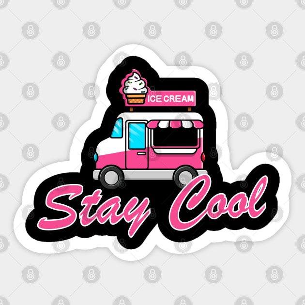 Ice Cream Truck - Ice Cream Truck - Sticker | TeePublic