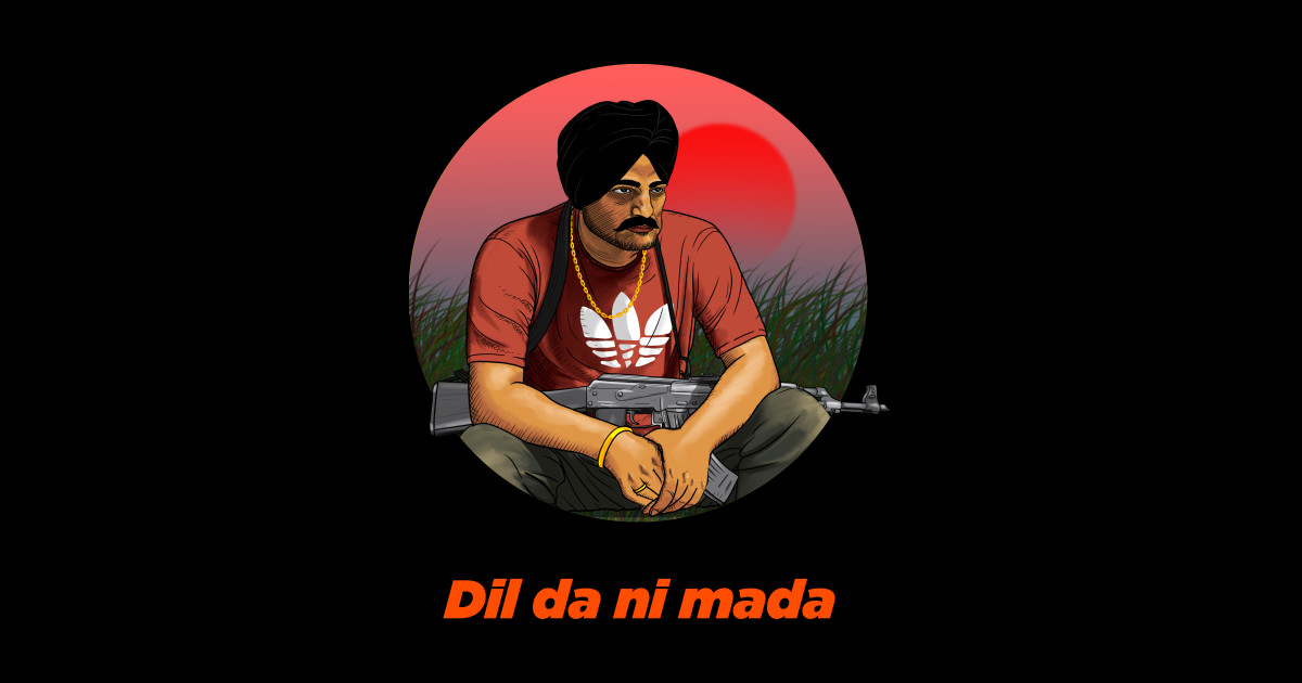 sidhu moosewala dil da ni mada - Sidhu Moosewala - T-Shirt | TeePublic