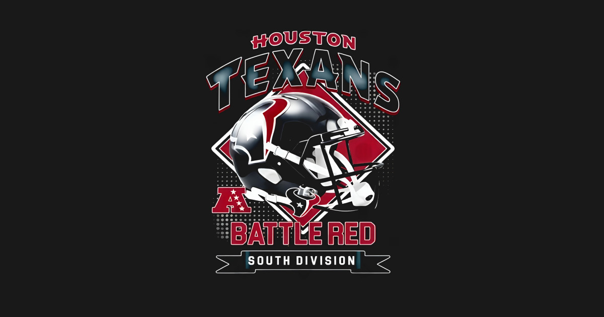 Houston Texans Battle Red - Houston Texans - T-Shirt | TeePublic