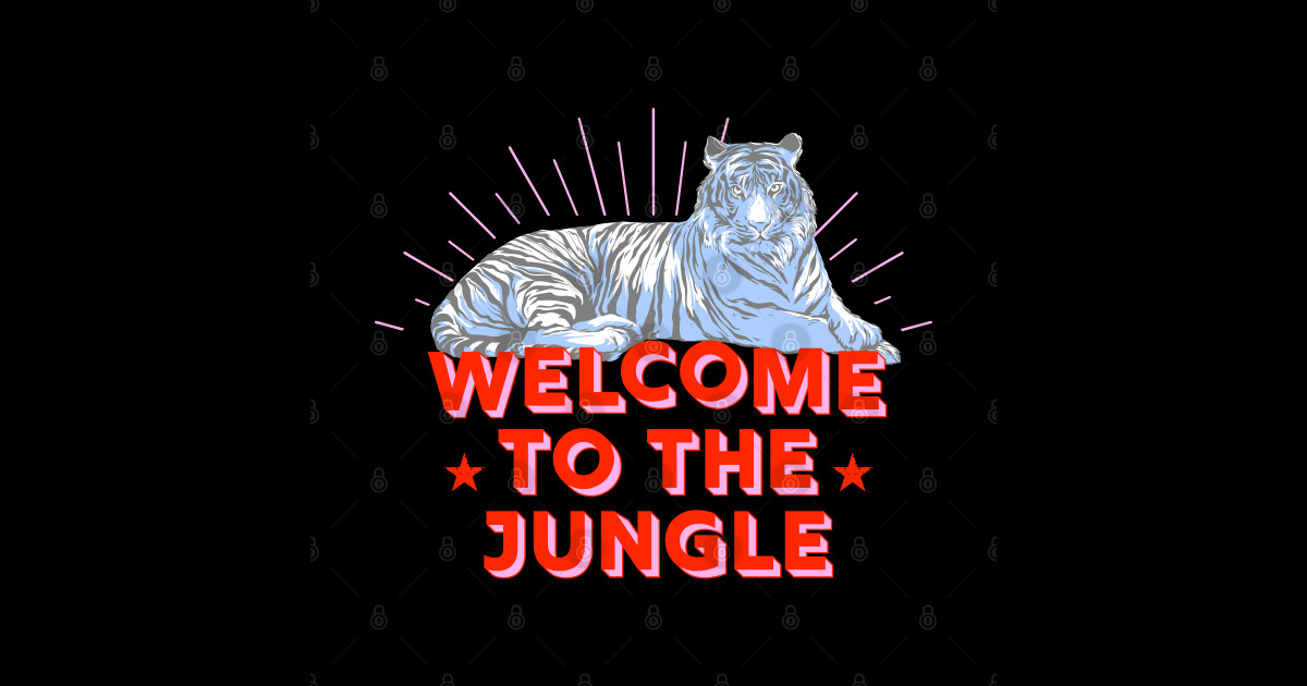 WELCOME TO THE TIGER - retro tiger - Big Cat - T-Shirt | TeePublic