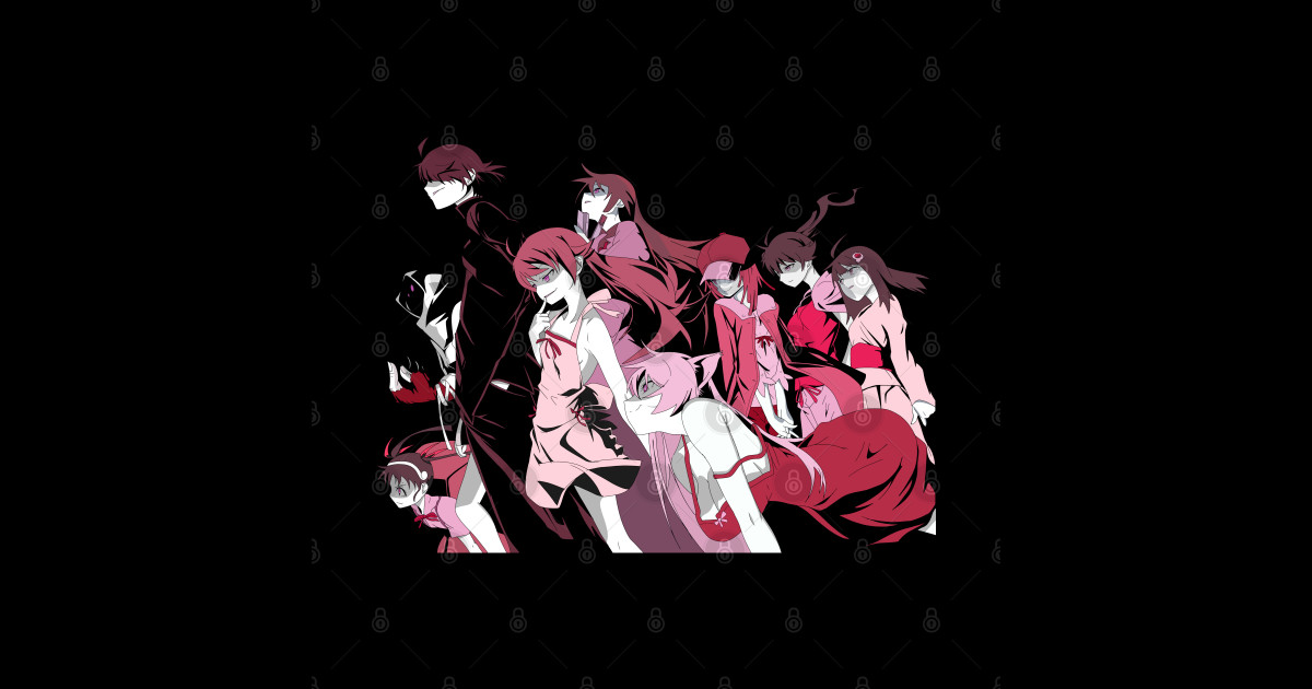 Purple tint monogatari - Purple - Sticker | TeePublic