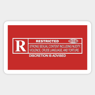 Rated R Stickers for Sale | TeePublic