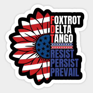 Foxtrot Delta Tango Stickers for Sale | TeePublic