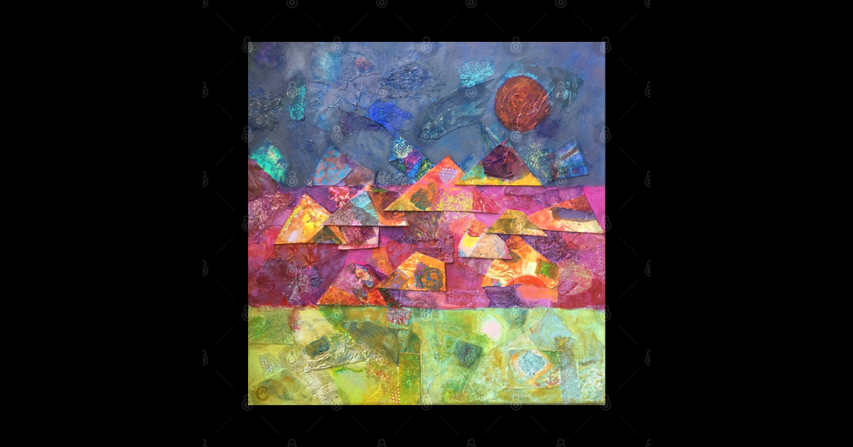 Elemental Variations - Vibrant Multi Coloured Abstract Art - Posters ...