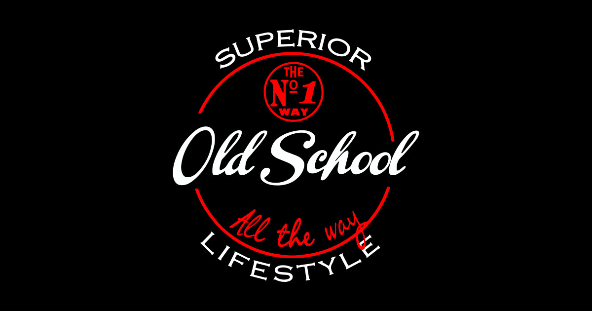 old school label - Retroracingshirt - Sticker | TeePublic