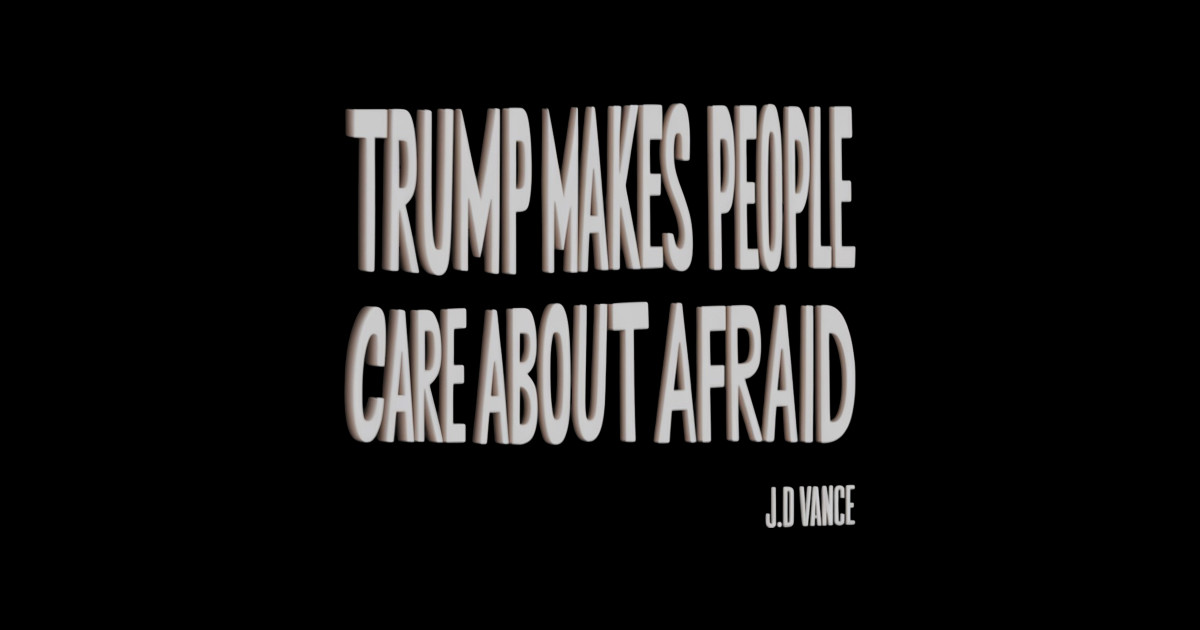 JD Vance Anti Trump Bumper - Jd Vance - Sticker | TeePublic