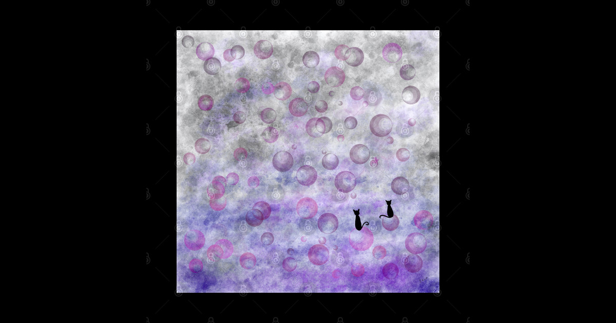 Wall of purple bubbles - Bubbles - T-Shirt | TeePublic