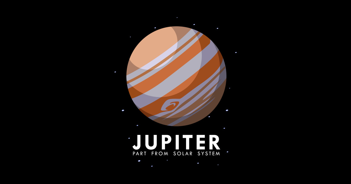 Jupiter - Jupiter Planet - Sticker | TeePublic