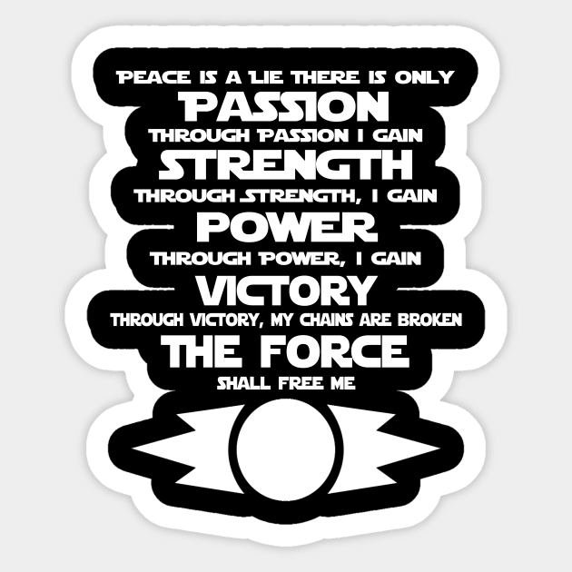 The Sith Code - The Sith Code - Sticker | TeePublic