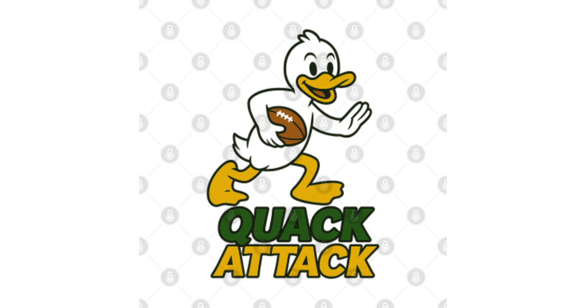 Quack Attack - Oregon Ducks - T-Shirt | TeePublic