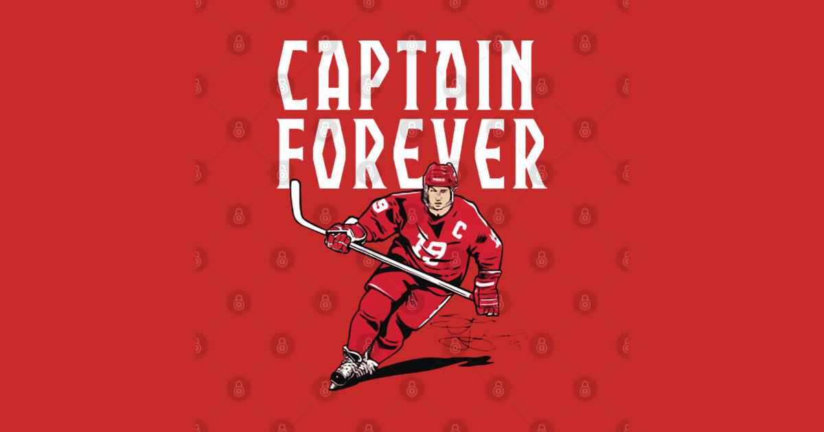 Steve Yzerman Captain Forever - Steve Yzerman - T-Shirt | TeePublic