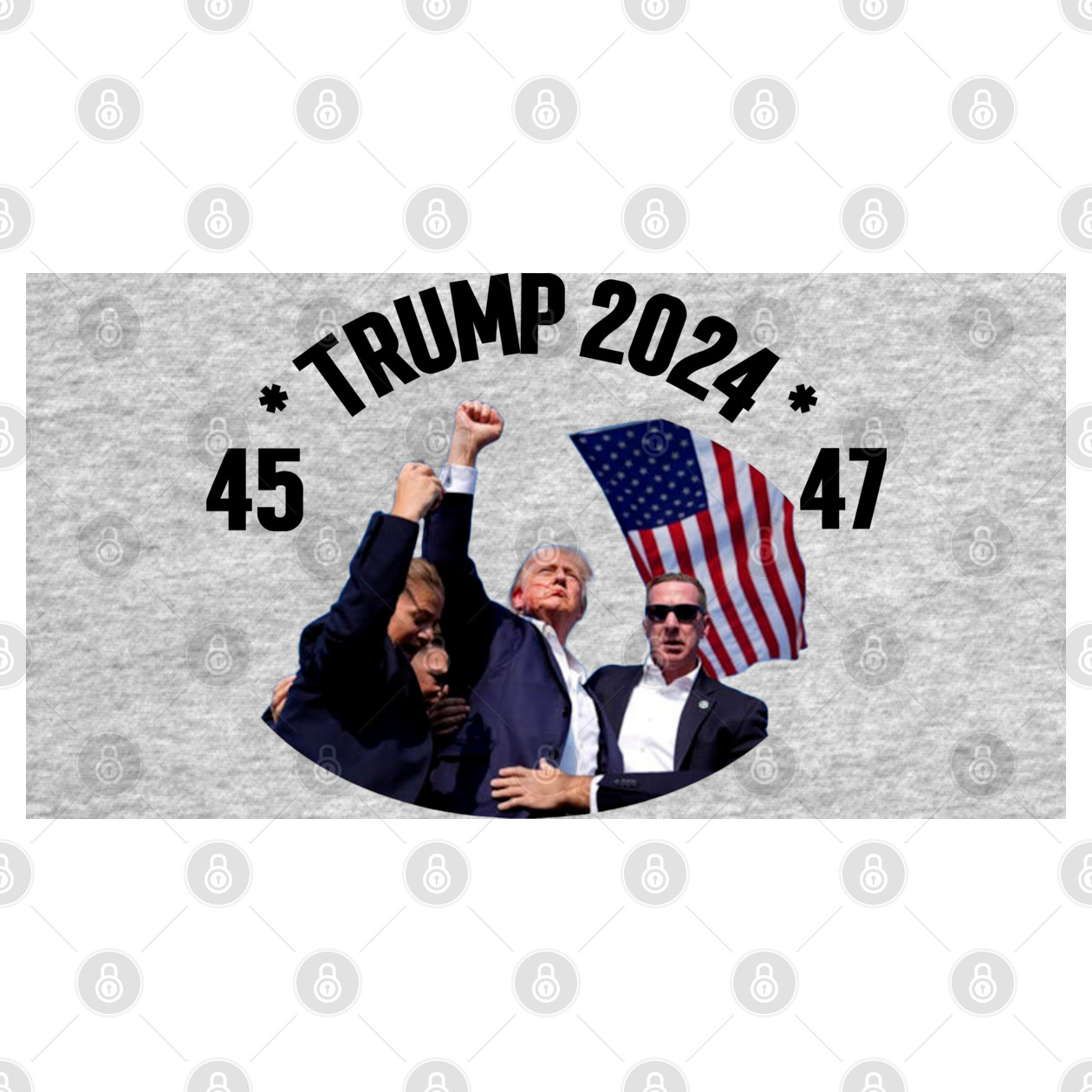 45-47, Trump 2024 - Trump 2024 Trump - T-Shirt | TeePublic