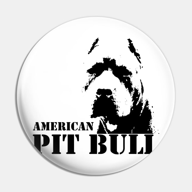 american pit bull - American Pit Bull - Pin | TeePublic