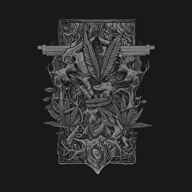 420 skull - Skull - T-Shirt | TeePublic