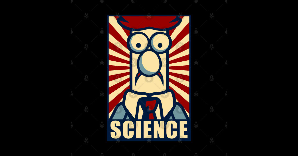 Muppets Science Freak - Muppets - Sticker | TeePublic