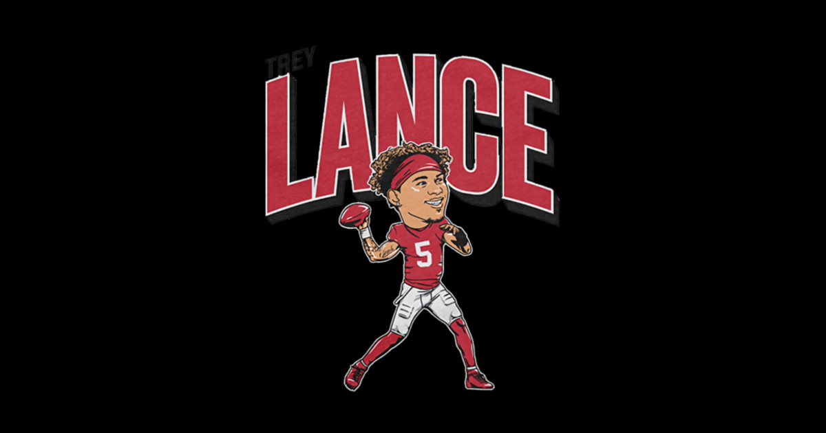 Trey Lance Caricature - Trey Lance - Posters and Art Prints | TeePublic