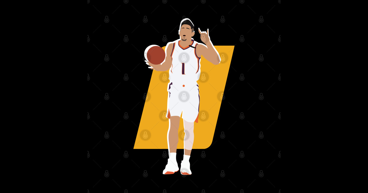 Devin Booker 1 Phoenix Suns - Devin Booker - Sticker | TeePublic