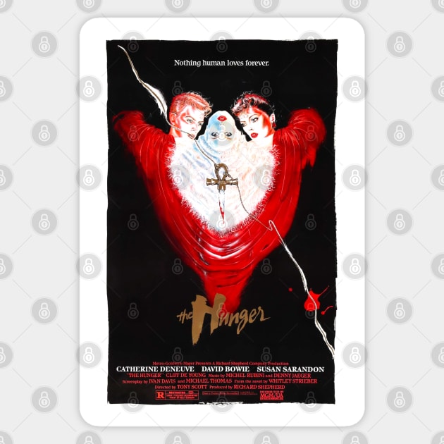 ThE HUNGER 1983 Poster - The Hunger - Sticker | TeePublic