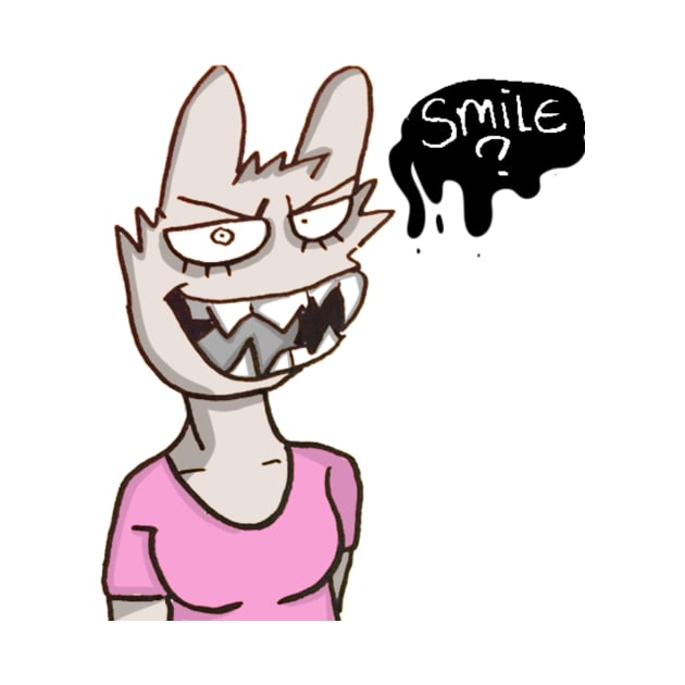 Show your teeth - Smile - T-Shirt | TeePublic