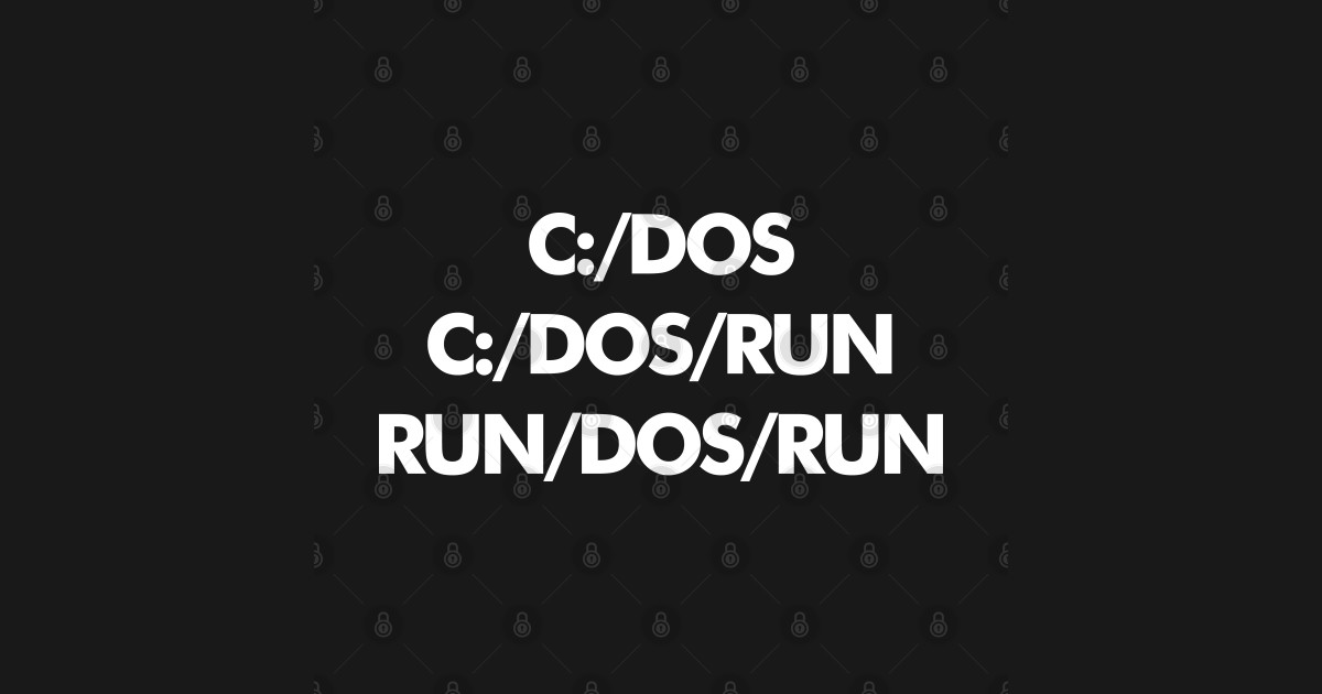 C DOS RUN - The Simpons - T-Shirt | TeePublic