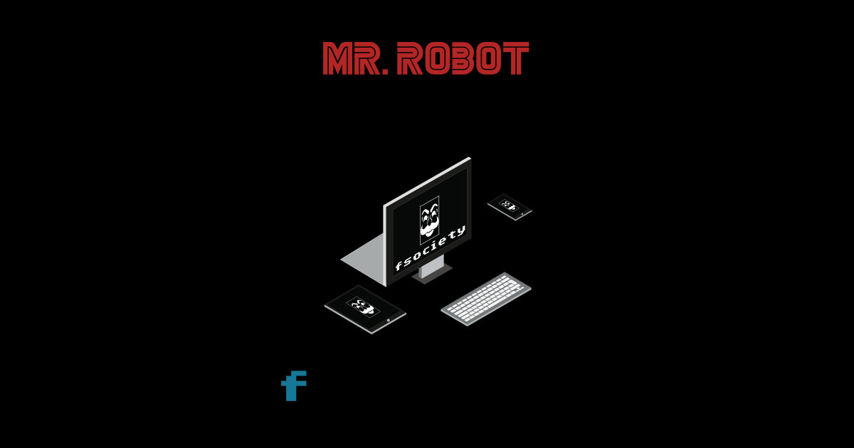 mr robot minimal poster - Mr Robot - Sticker | TeePublic