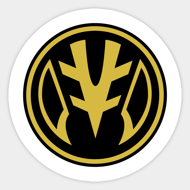 White Tiger Coin - White Tigerzord - Sticker | TeePublic