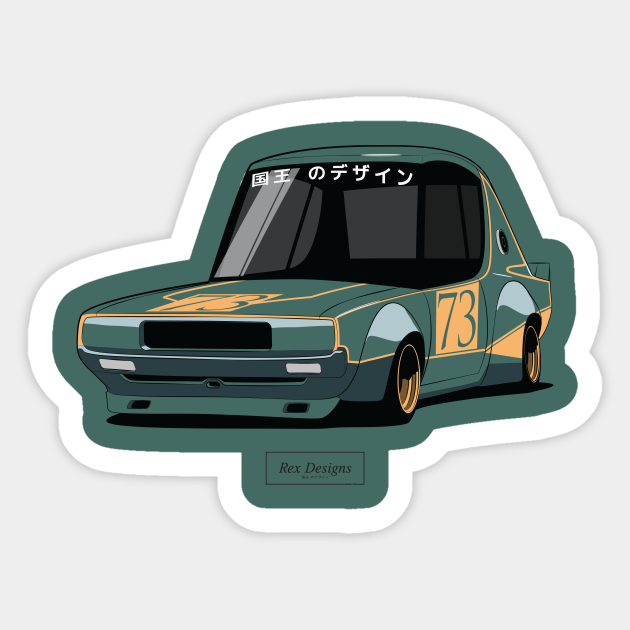 Nissan Skyline Kenmeri Bosozoku - Cars - Sticker | TeePublic