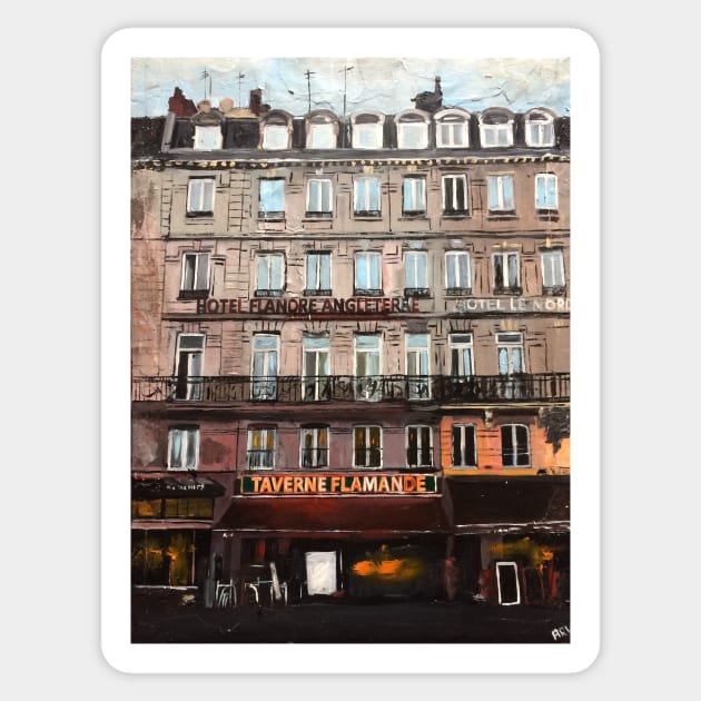 France, Beer, Chips, Mussels - France - Sticker | TeePublic