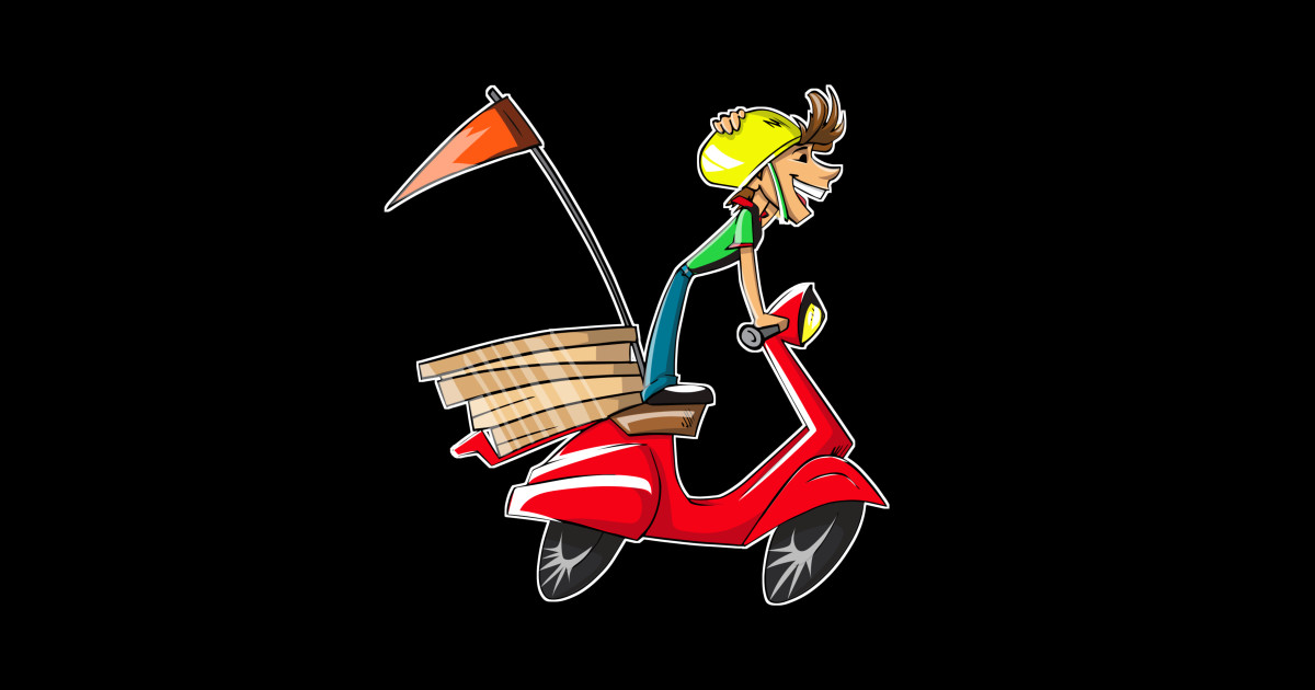 Delivery boy - Delivery Man - Sticker | TeePublic