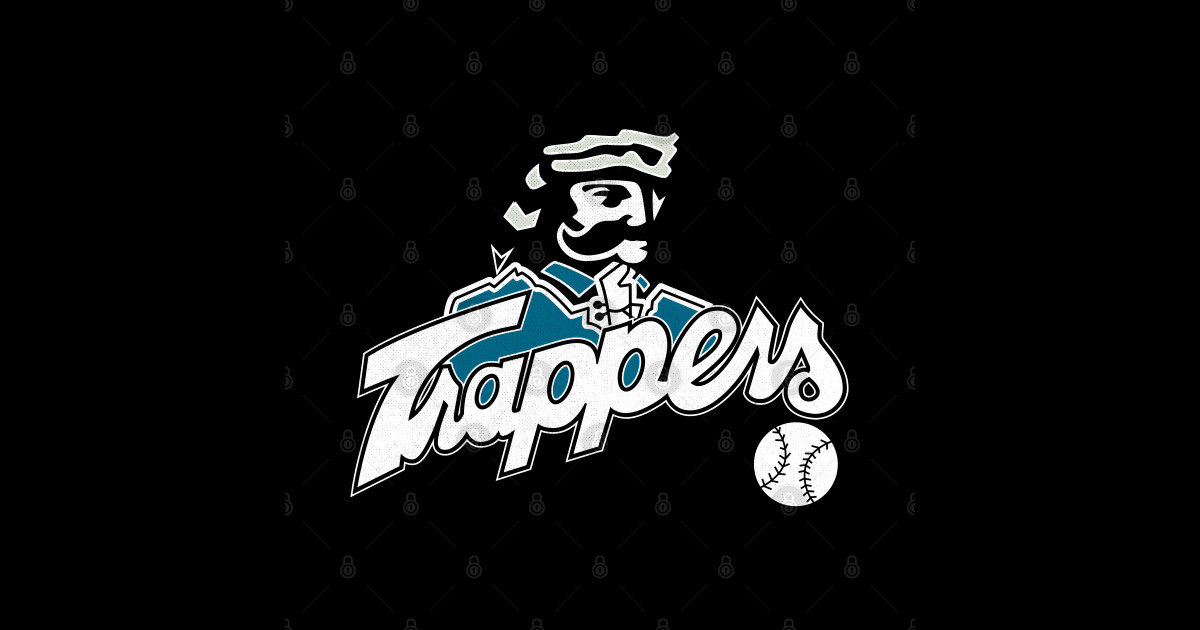 Retro Edmonton Trappers Baseball - Edmonton - Sticker | TeePublic