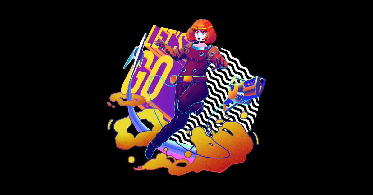 let's go - Anime Style - Posters and Art Prints | TeePublic