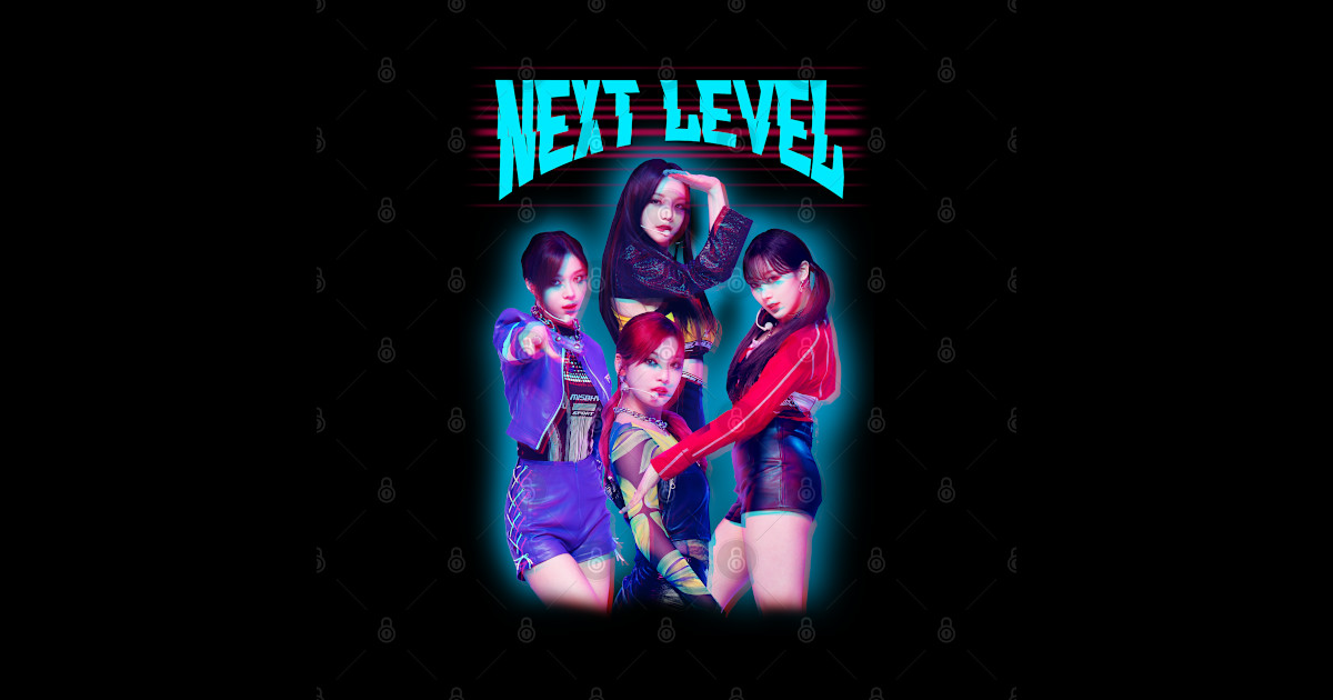 neXt LeVel - Aespa Next Level - Sticker | TeePublic