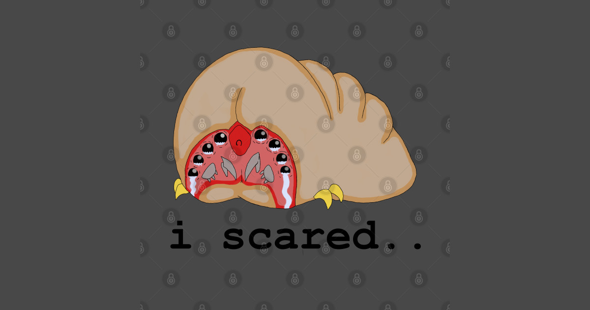 Brain Bug - Scared - T-Shirt | TeePublic